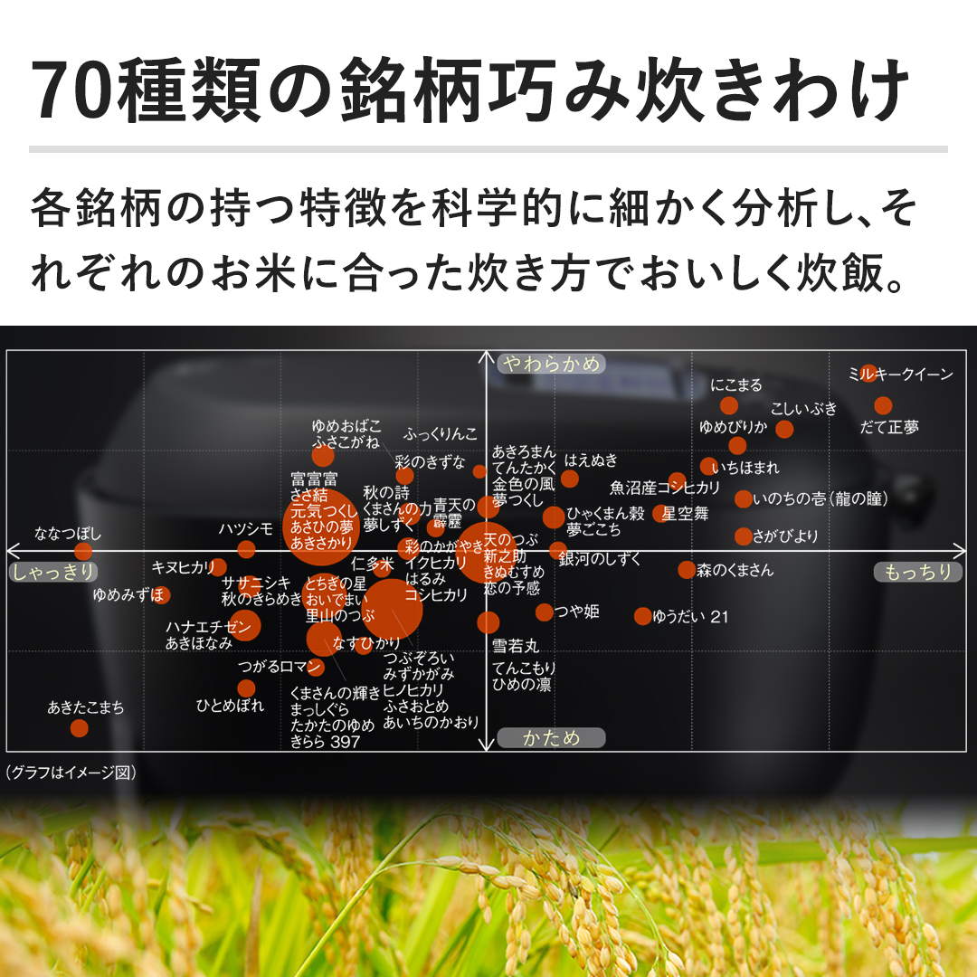 タイガー魔法瓶 炊飯器 圧力IH炊飯ジャー 3.5合炊き 土鍋ご泡火炊き ストーンブラック JRX-S060 通販【ジャパネット公式】