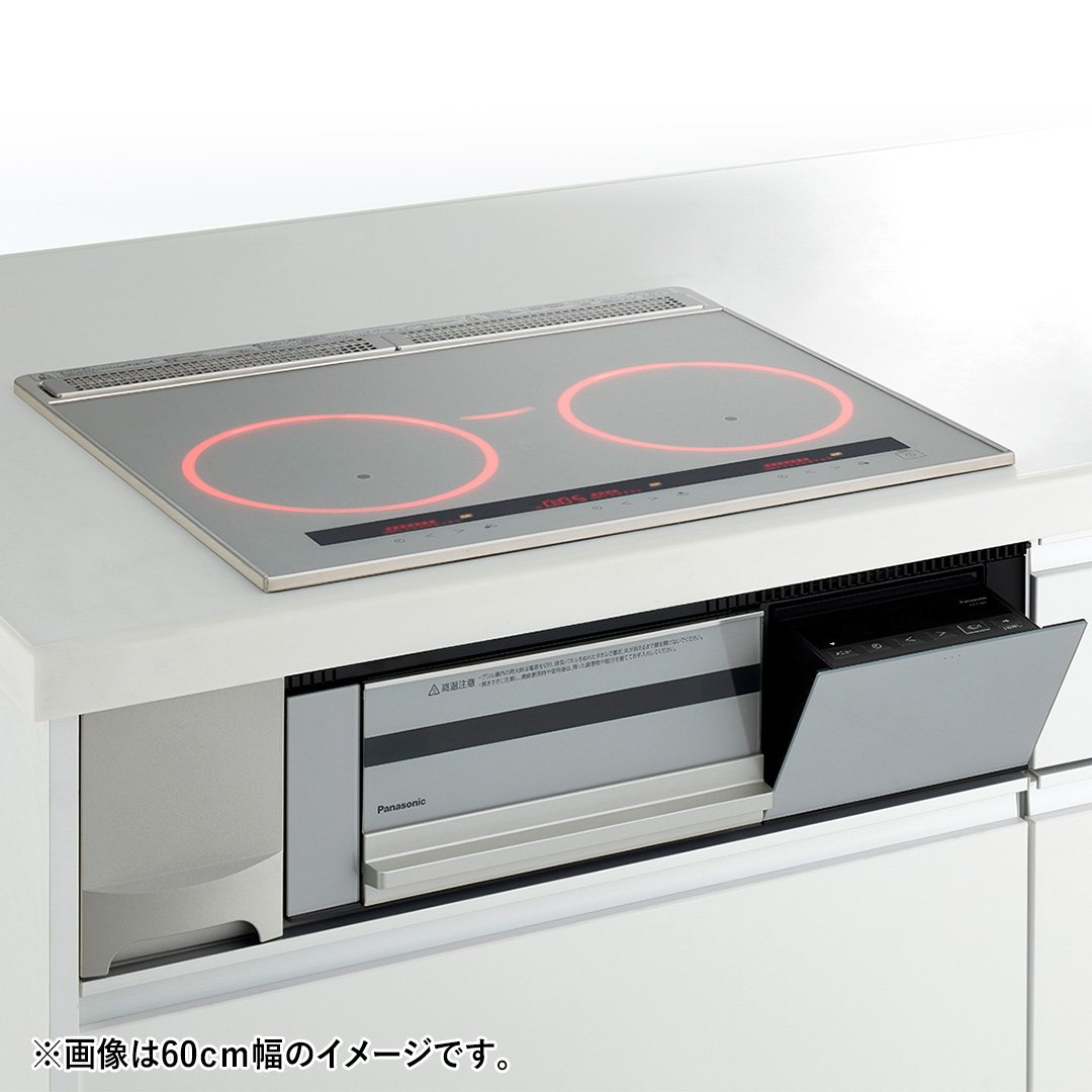 パナソニック IHコンロ IHクッキングヒーター シルバー 60cm幅 KZ-C36S 通販【ジャパネット公式】