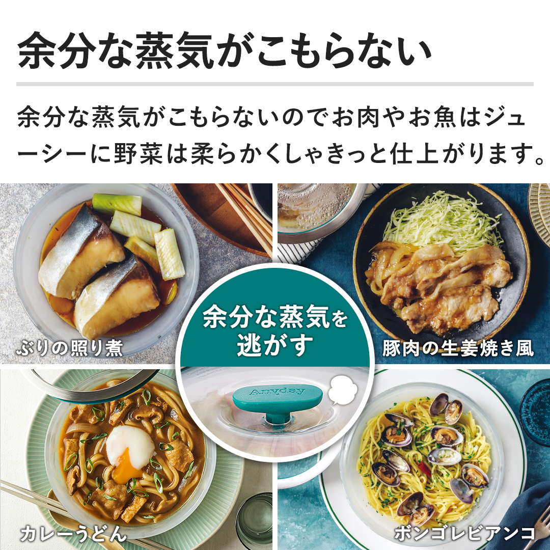 マイヤー キッチン用品 Anyday（エニディ）耐熱ガラスボウル2点セット（レシピ本付属 JP1AY-2SGR 通販【ジャパネット公式】