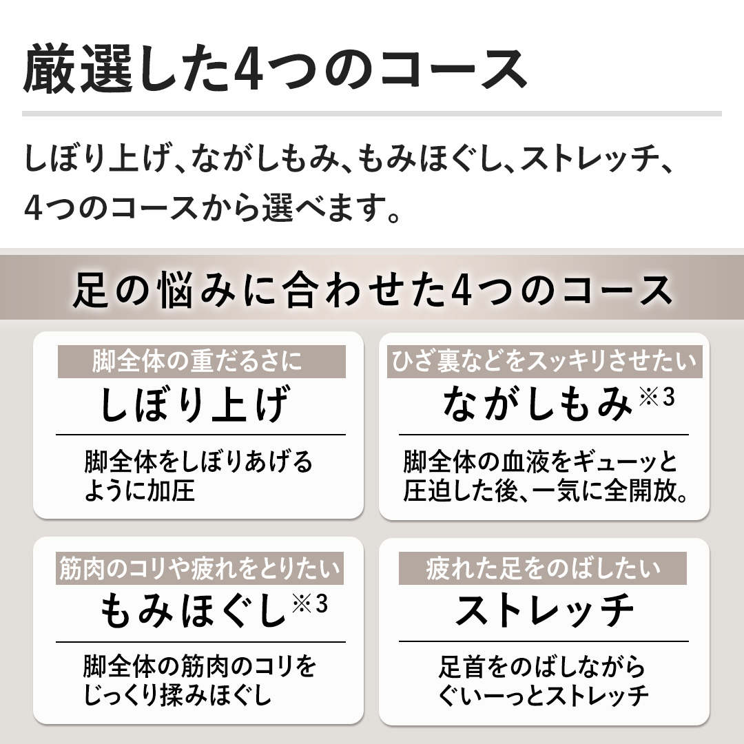 パナソニック マッサージ機 エアーマッサージャー はくだけキュッとリフレ ダークグレー EW-RA192-H 通販【ジャパネット公式】