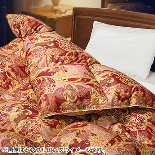 モリリン 布団・快眠グッズ プレミアム羽毛布団 キング スカーレット JPF224KH 通販【ジャパネット公式】